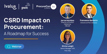 Ivalua x PwC | CSRD Impact on Procurement : A Roadmap for Success